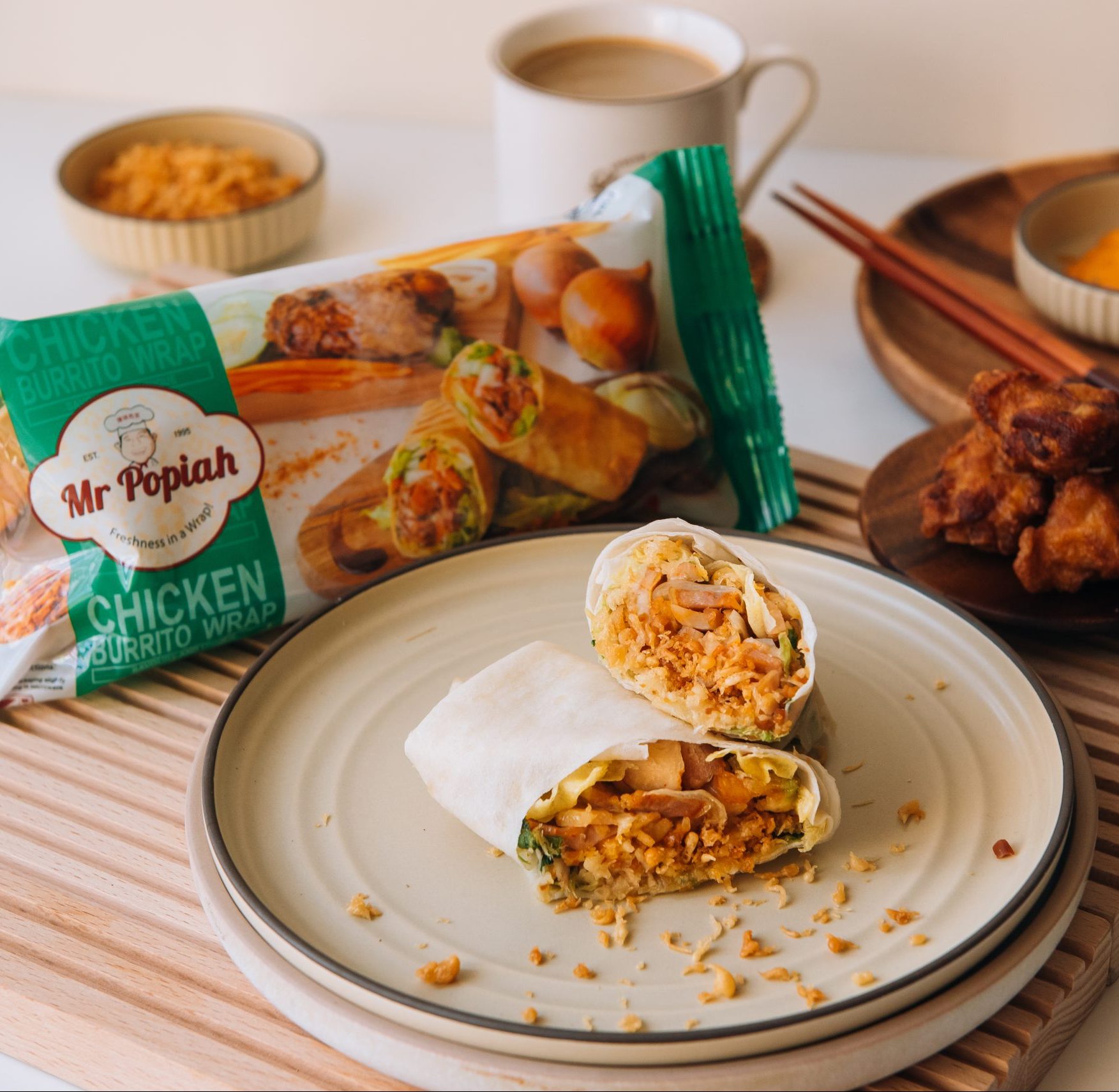 Chicken Burrito Wrap - Mr Popiah